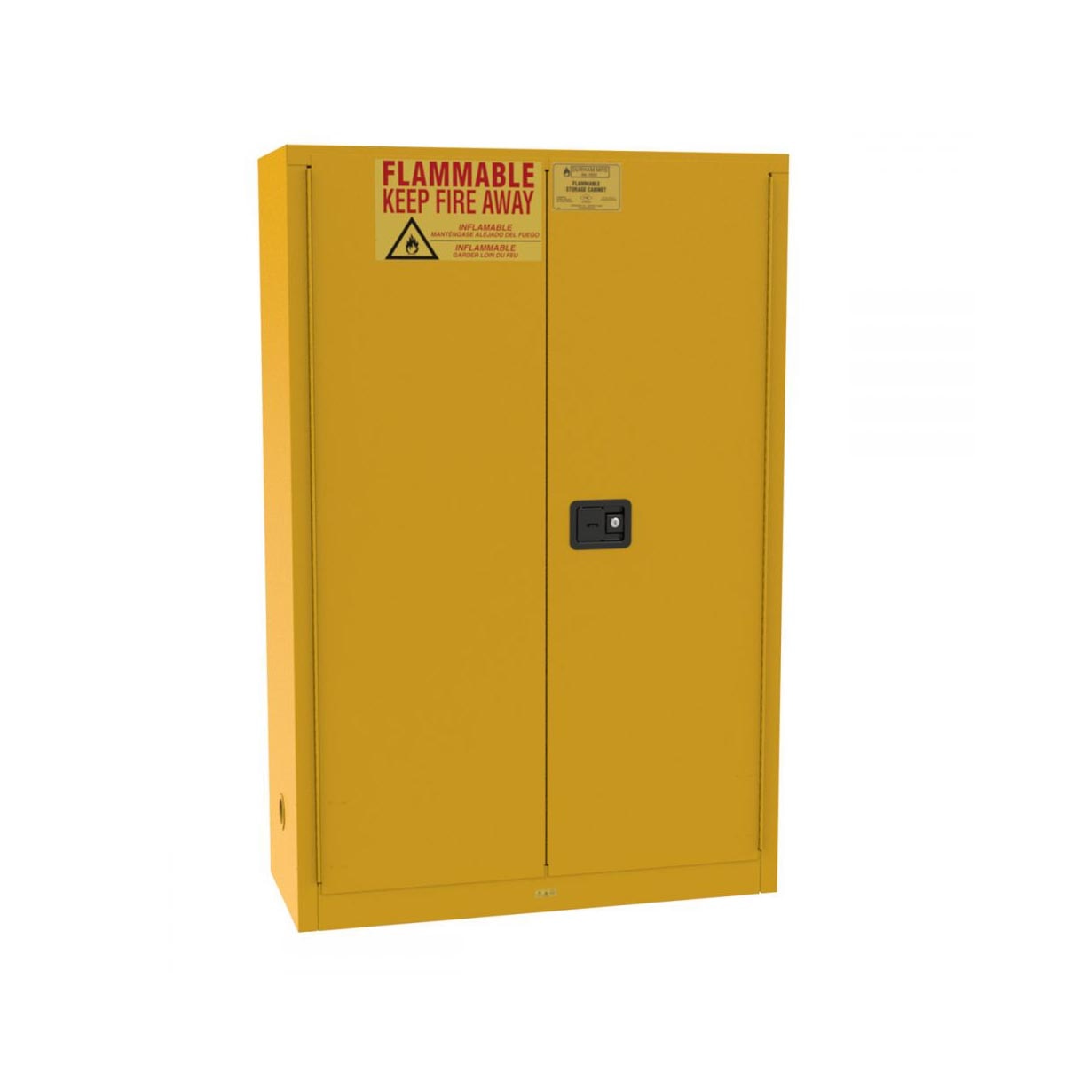 Durham FM Approved, Flammable Storage Cabinet, 60 Gallon Paint and Ink ...