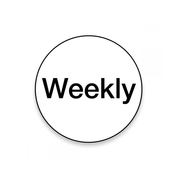 Weekly Frequency Labels | ForFluids