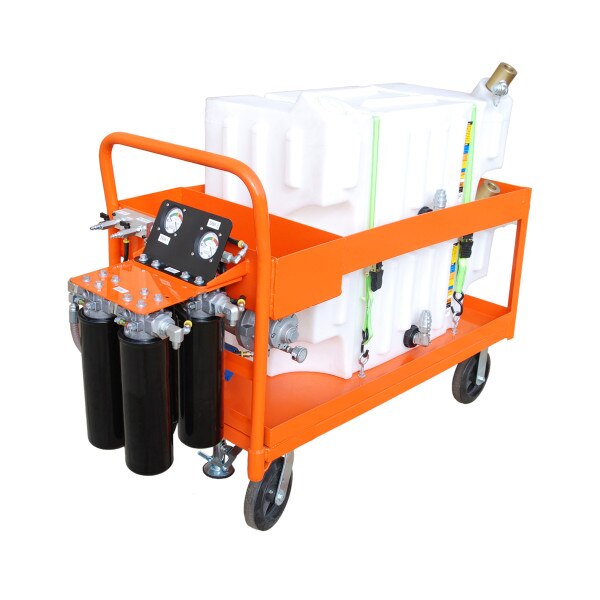 Platform Filter Cart Two 32 Gallon Tanks - 10 GPM | ForFluids