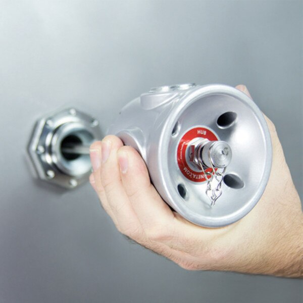 Luneta Hub Kit with 1" NPT threads, 4 Steel Plugs, High Flow Sample ...